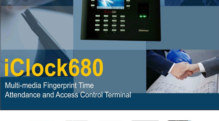 Allsolutionstech - เครื่องสแกนลายนิ้วมือและใบหน้า ICLOCK 680
